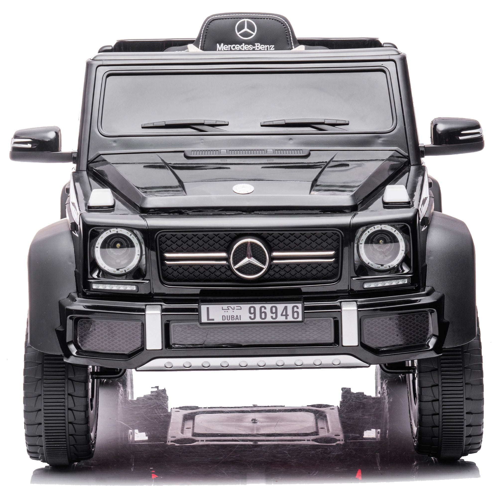 Licensed Mercedes-Benz 24V Kids Ride On Cars, 6-Wheel Drive Powered Ri ...